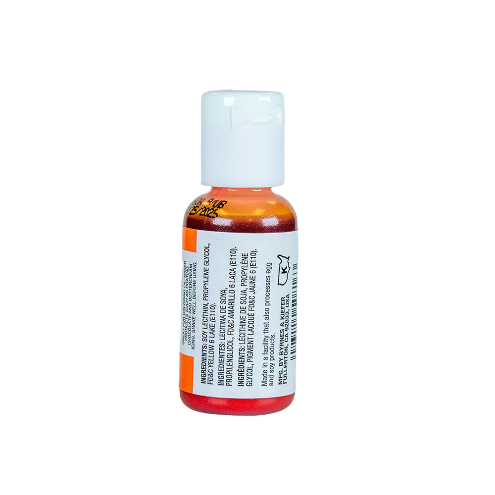 Candy Color Orange .64oz — Oil Based Food Coloring – Chefmaster.com