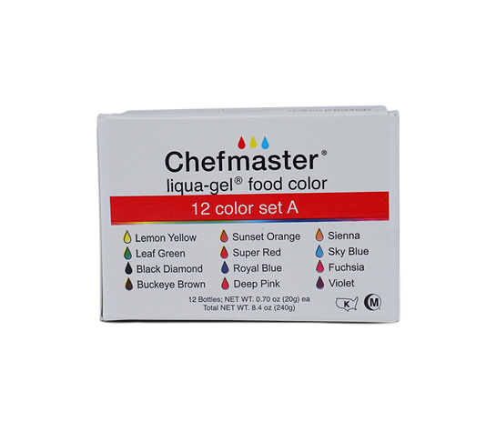 Chefmaster® | Liqua-Gel Food Coloring – Chefmaster.com