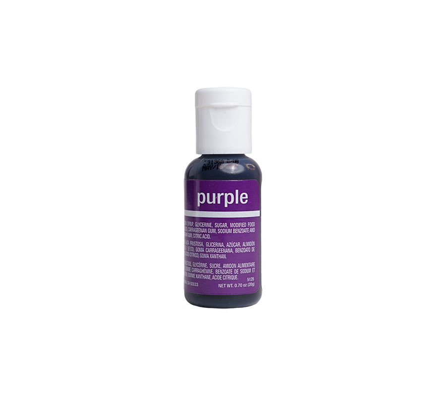 Purple Liqua-Gel® Liquid Food Coloring 0.7 oz. – Chefmaster.com